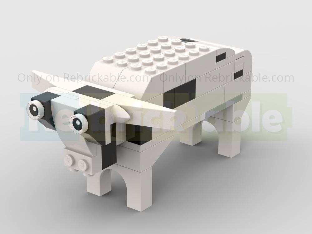 LEGO MOC Taurus in black and white inspired by MOC-88078 by BertZelf ...