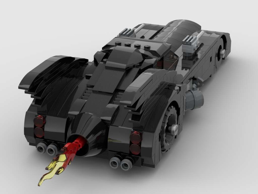 LEGO MOC Batmobile (Version 1989 - 2 person cockpit and sliding roof ...