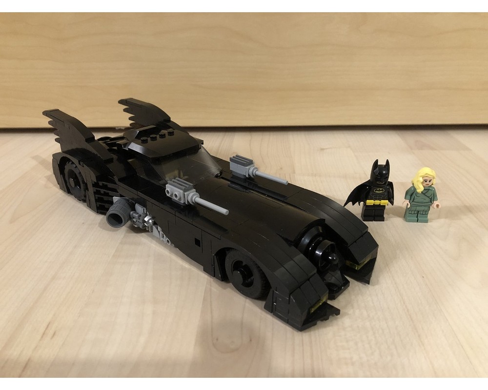LEGO MOC Batmobile (Version 1989 - 2 person cockpit and sliding roof ...