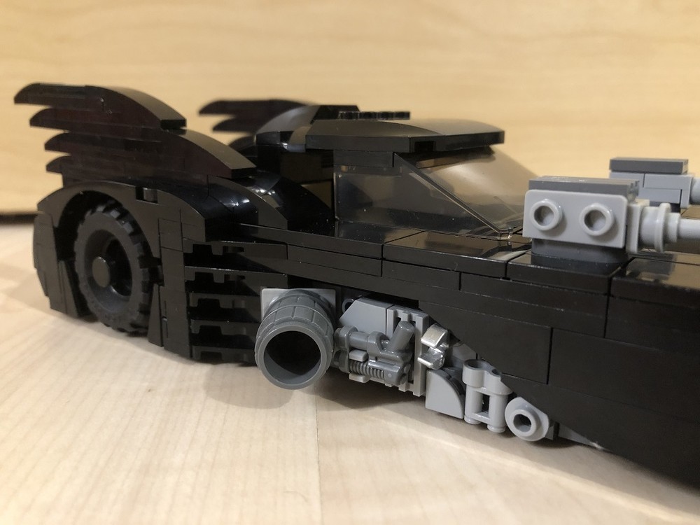 LEGO MOC Batmobile (Version 1989 - 2 person cockpit and sliding roof ...