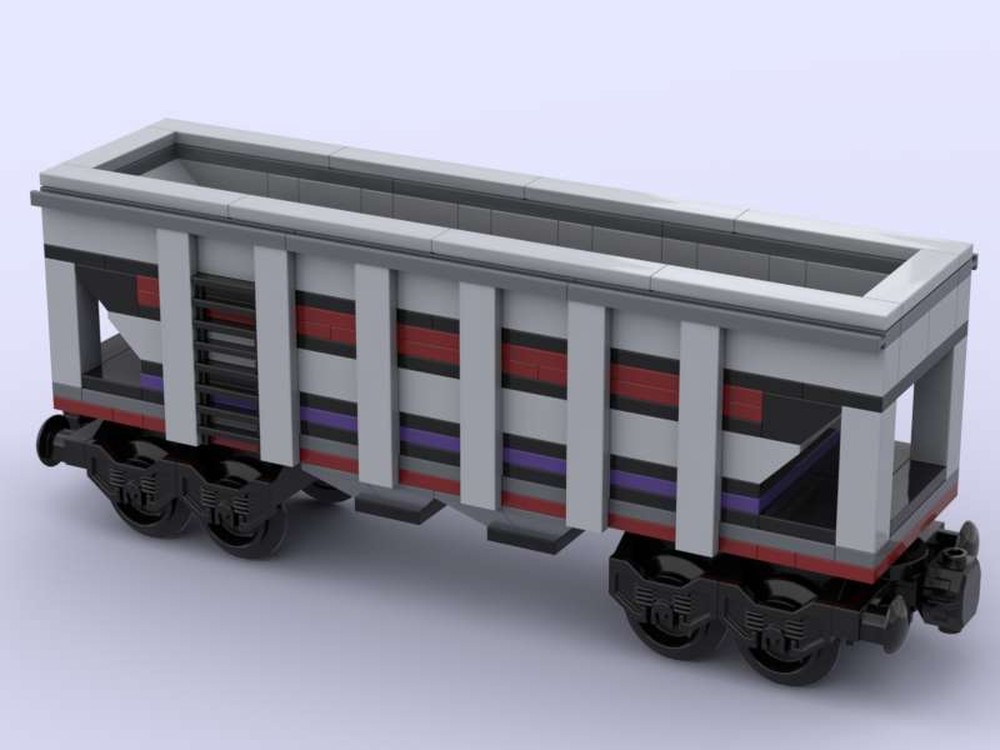 LEGO MOC Vintage Freight Train – Super Chief engine – five unique cars ...