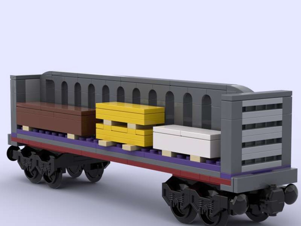 LEGO MOC Vintage Freight Train – Super Chief engine – five unique cars ...