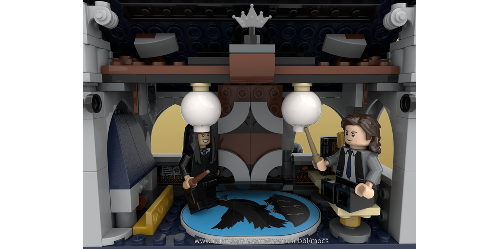 LEGO MOC 76411: Raven Clubhouse with interchangeable Backdrop - 100% ...