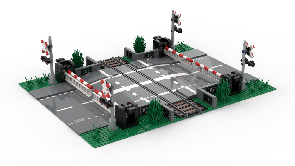 LEGO MOC Railroad Crossing - Passage à niveau -- MOC by Mimi68 ...