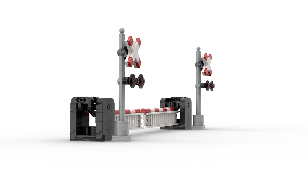 LEGO MOC Railroad Crossing Signals - Signaux de croisement de chemin de ...