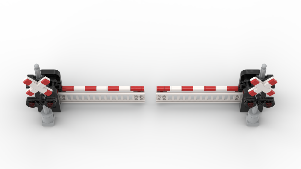 Lego Moc Railroad Crossing Signals Signaux De Croisement De Chemin De