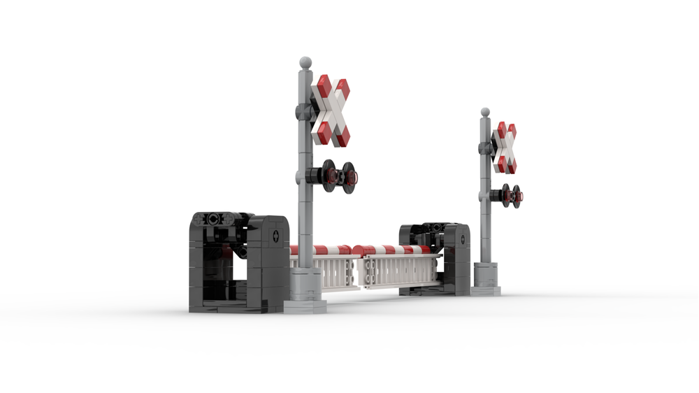 LEGO MOC Railroad Crossing Signals - Signaux de croisement de chemin de ...