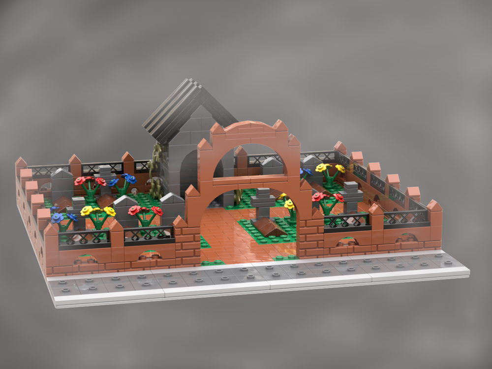 LEGO MOC Modular Cemetery by tacotaco64™️ | Rebrickable - Build with LEGO