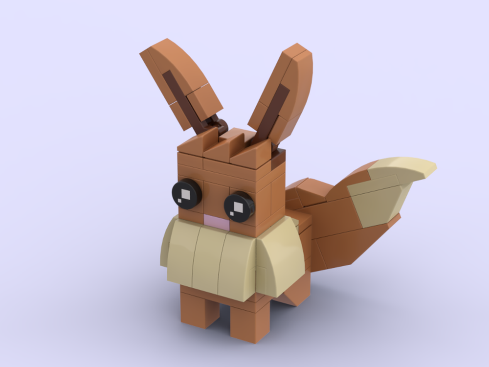 LEGO MOC Eevee by AmyBricks | Rebrickable - Build with LEGO