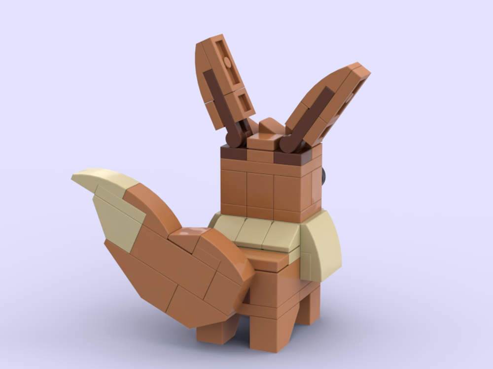 LEGO MOC Eevee by AmyBricks | Rebrickable - Build with LEGO