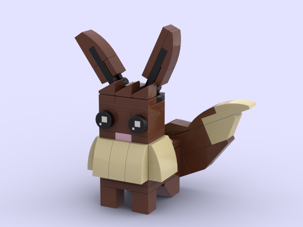LEGO MOC Eevee by AmyBricks | Rebrickable - Build with LEGO