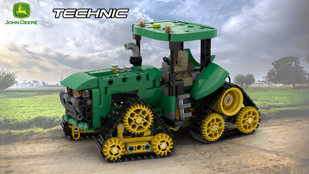 LEGO MOC 42168 John Deere 8RX Tractor - alternate build plus tracks by timtimgo | Rebrickable ...