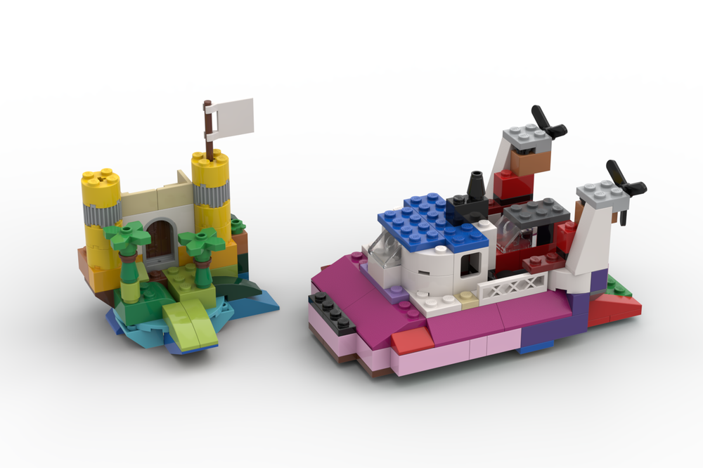 LEGO MOC 10692 Hovercraft Island Ferry by Nequmodiva | Rebrickable ...
