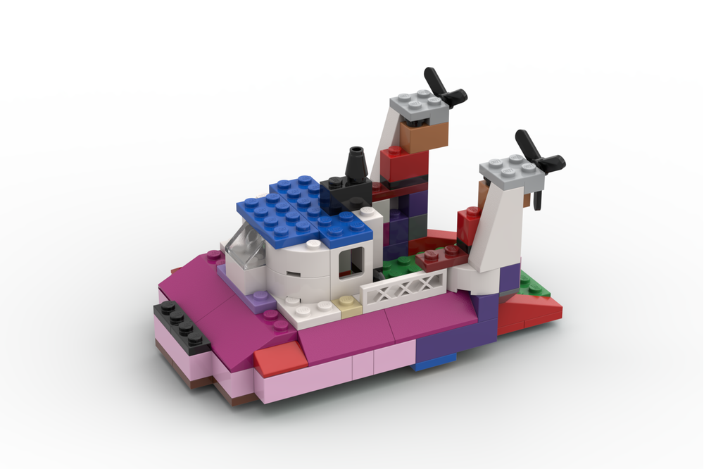Lego Moc 10692 Hovercraft Island Ferry By Nequmodiva Rebrickable