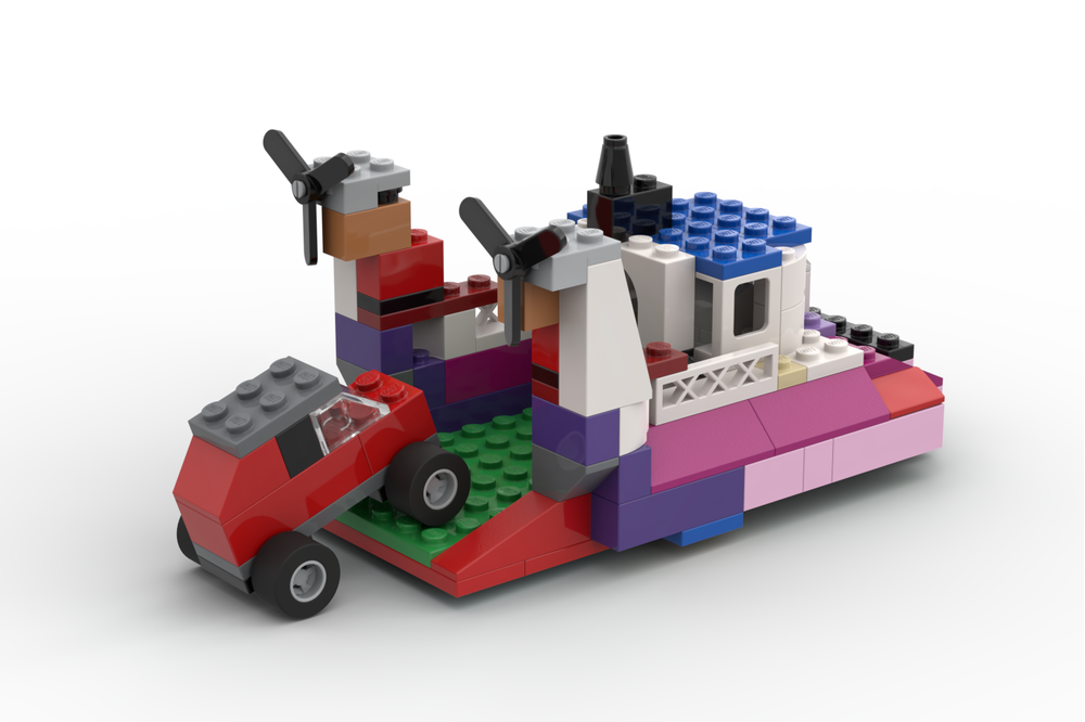 Lego Moc 10692 Hovercraft Island Ferry By Nequmodiva Rebrickable