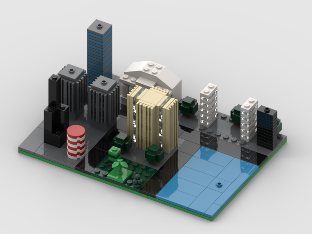 LEGO MOC mini city by nibman_bricks | Rebrickable - Build with LEGO