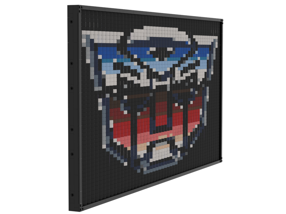 LEGO MOC Autobot/Decepticon Logo Cheese Slope Art by Bucktopus ...