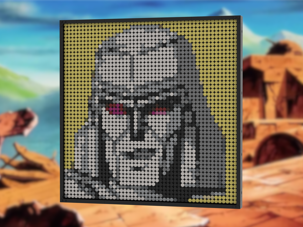 LEGO MOC Megatron LEGO Art by Bucktopus | Rebrickable - Build with LEGO