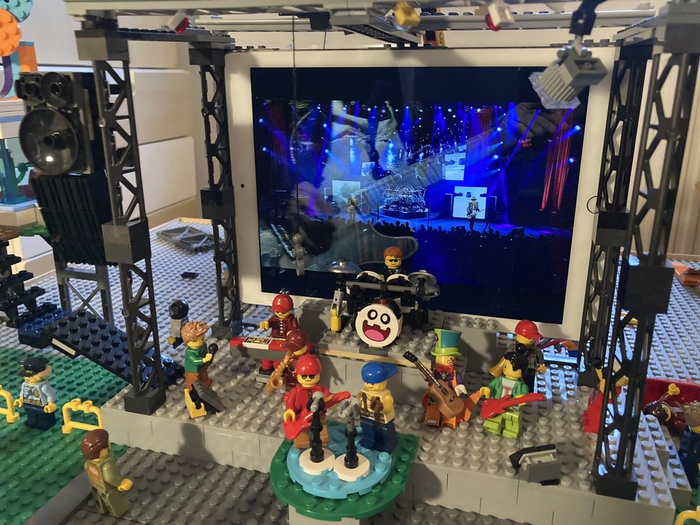 Lego Moc Full 5 Piece Drum Set By Fidi70 Rebrickable Build With Lego