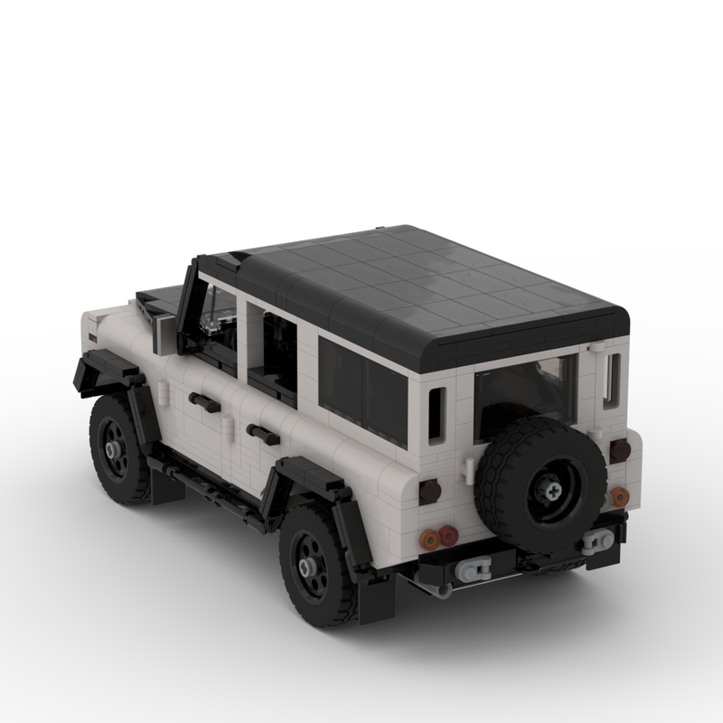 LEGO MOC Land Rover Defender White by lemmys_klemme | Rebrickable ...