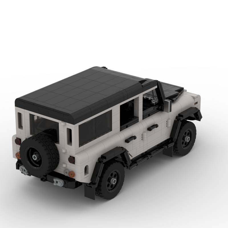 LEGO MOC Land Rover Defender White by lemmys_klemme | Rebrickable ...