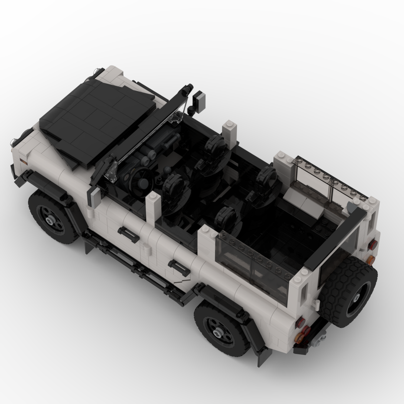 LEGO MOC Land Rover Defender White by lemmys_klemme | Rebrickable ...