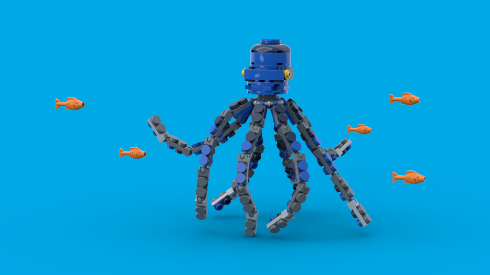 LEGO MOC Octopus by OwlClicker | Rebrickable - Build with LEGO