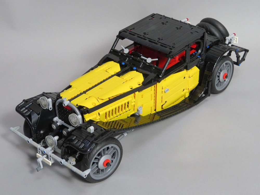 Lego Moc 1933 Bugatti 50t By Marthart Rebrickable Build With Lego