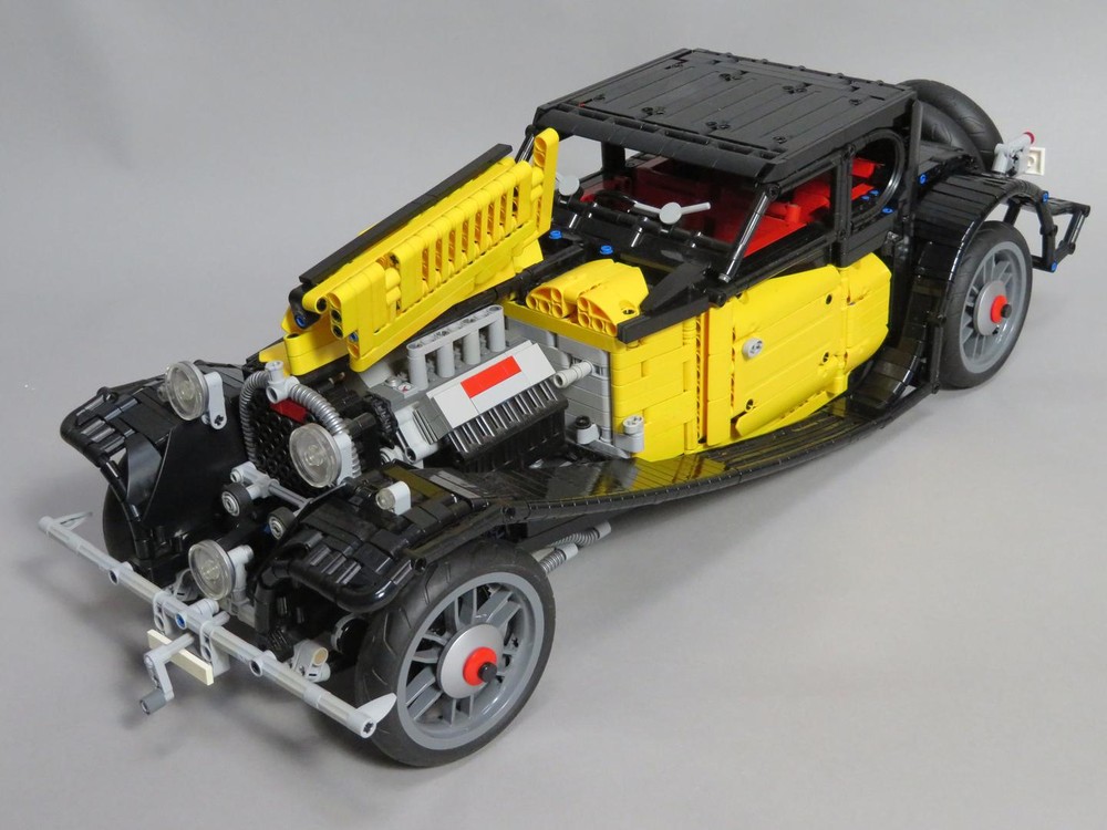 Lego Moc 1933 Bugatti 50t By Marthart Rebrickable Build With Lego