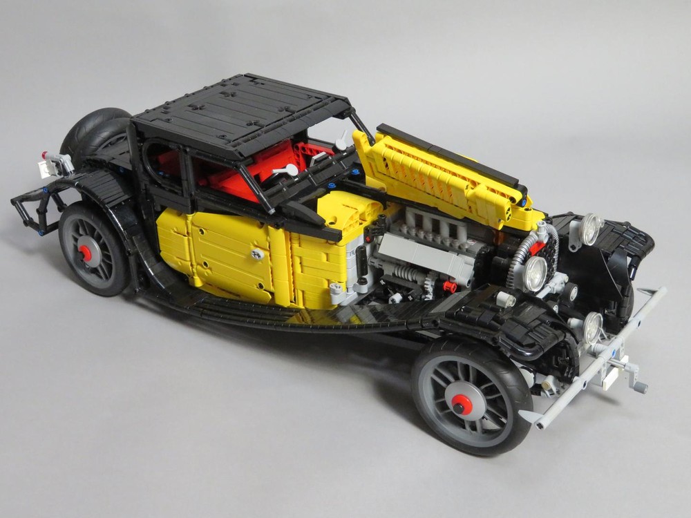 Lego Moc 1933 Bugatti 50t By Marthart Rebrickable Build With Lego