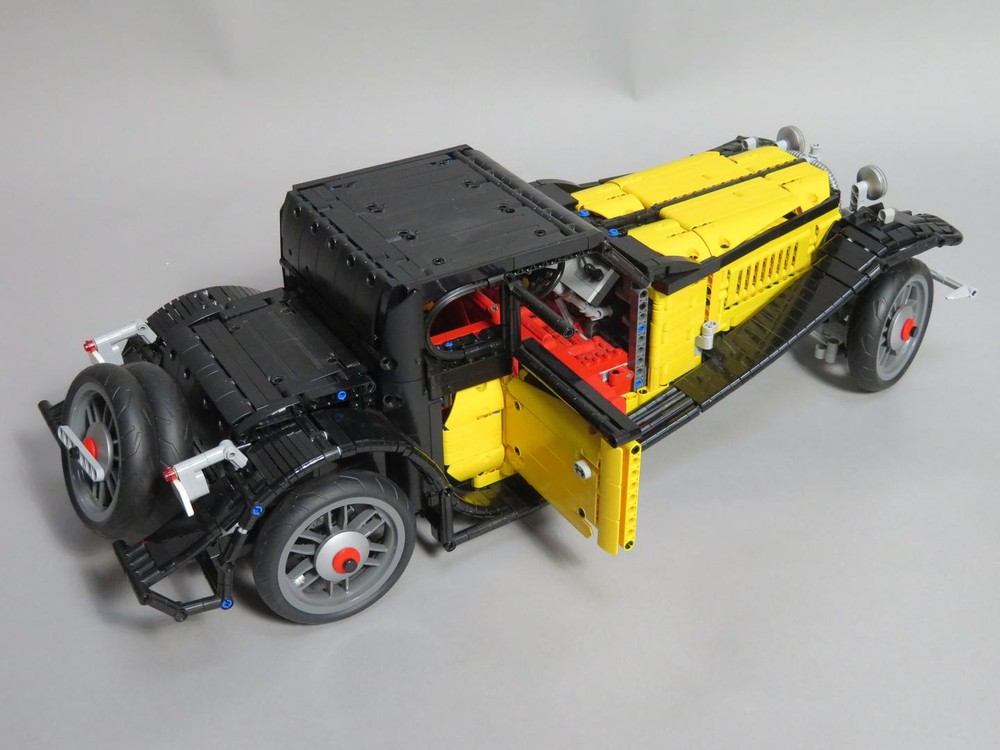 Lego Moc 1933 Bugatti 50t By Marthart Rebrickable Build With Lego