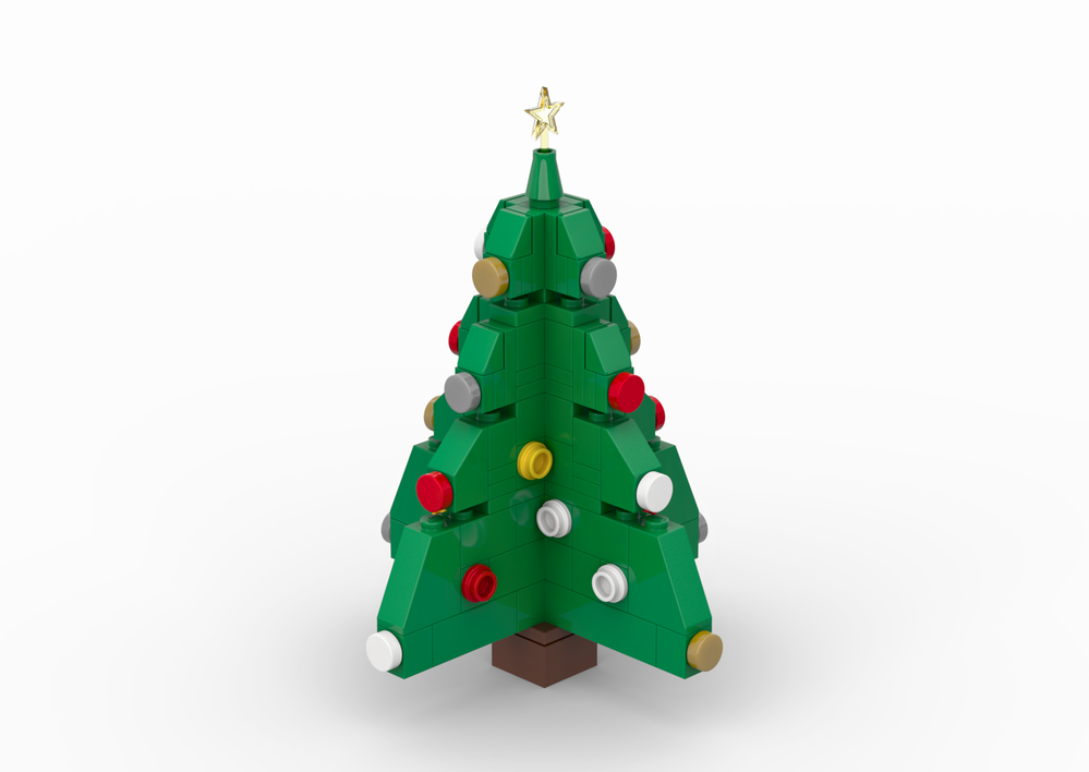 LEGO MOC Christmas Tree by The Bobby Brix Channel | Rebrickable - Build ...