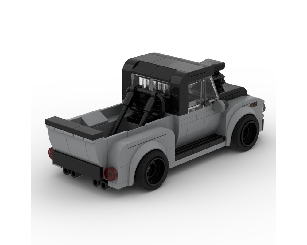 LEGO MOC Ford F100 Gray Update by lemmys_klemme | Rebrickable - Build with LEGO