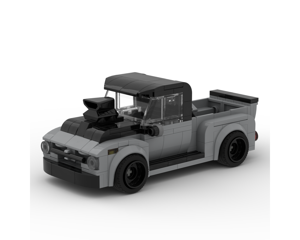LEGO MOC Ford F100 Gray Update by lemmys_klemme | Rebrickable - Build ...