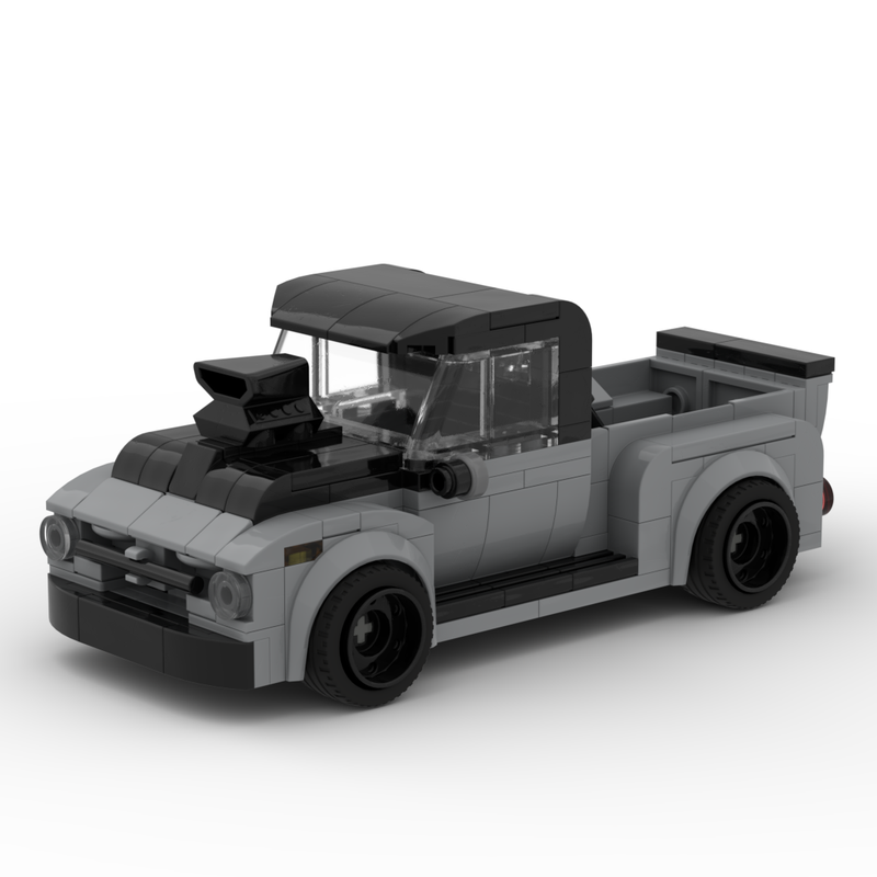 LEGO MOC Ford F100 Gray Update by lemmys_klemme | Rebrickable - Build ...