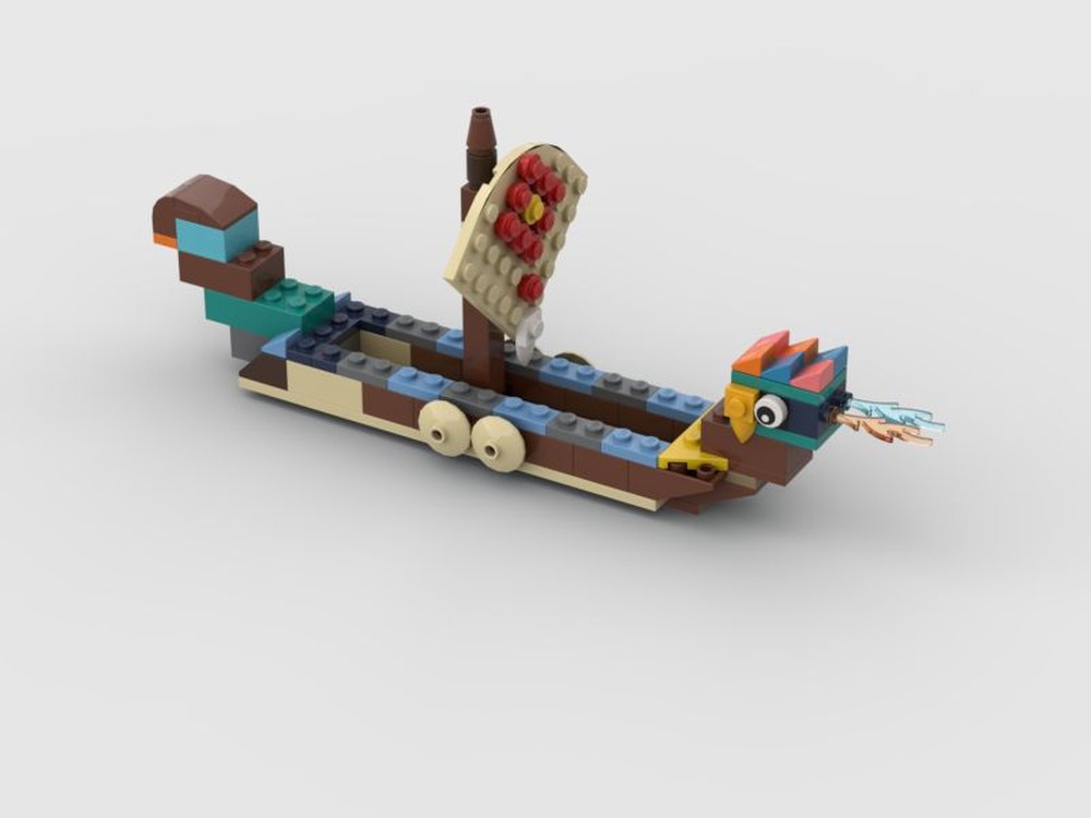 LEGO MOC Viking Drakkar by jochenvandevoorde | Rebrickable - Build with ...