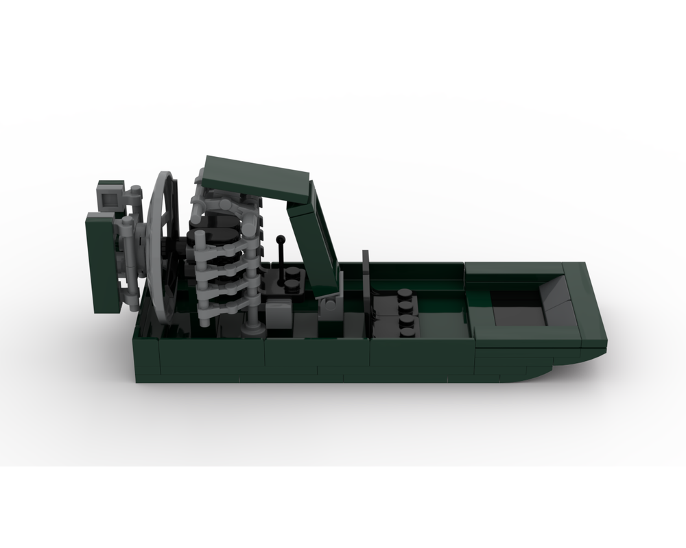 LEGO MOC State Police Fan Boat by mylifefun | Rebrickable - Build with LEGO