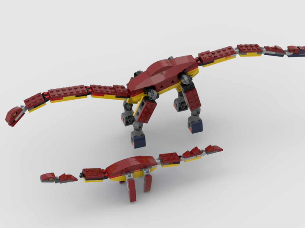 LEGO MOC apatosaurus by BrickChief2010 | Rebrickable - Build with LEGO