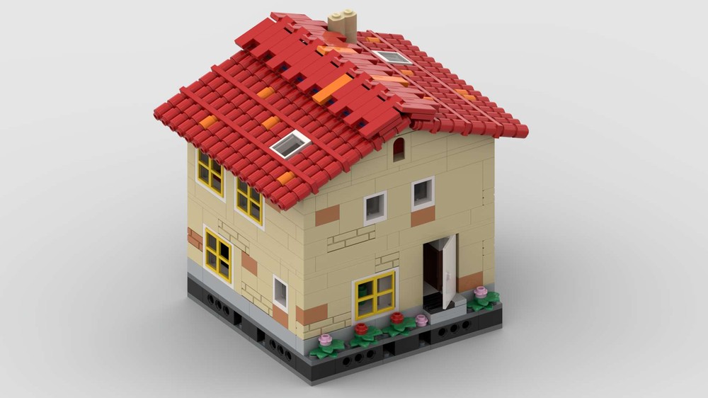 LEGO MOC Cottage at the village by fcarrasco | Rebrickable - Build with ...