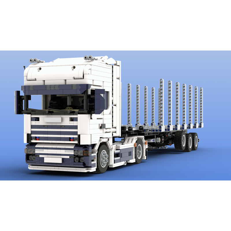 LEGO MOC Scania 164L Topline with logging trailer by OldOlneyLego ...