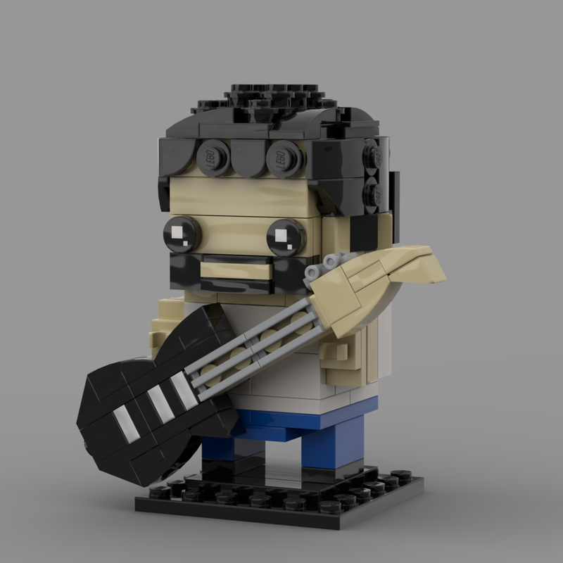 LEGO MOC-168240 Guitar Guy by birdbrickbuilds | Rebrickable - Build ...