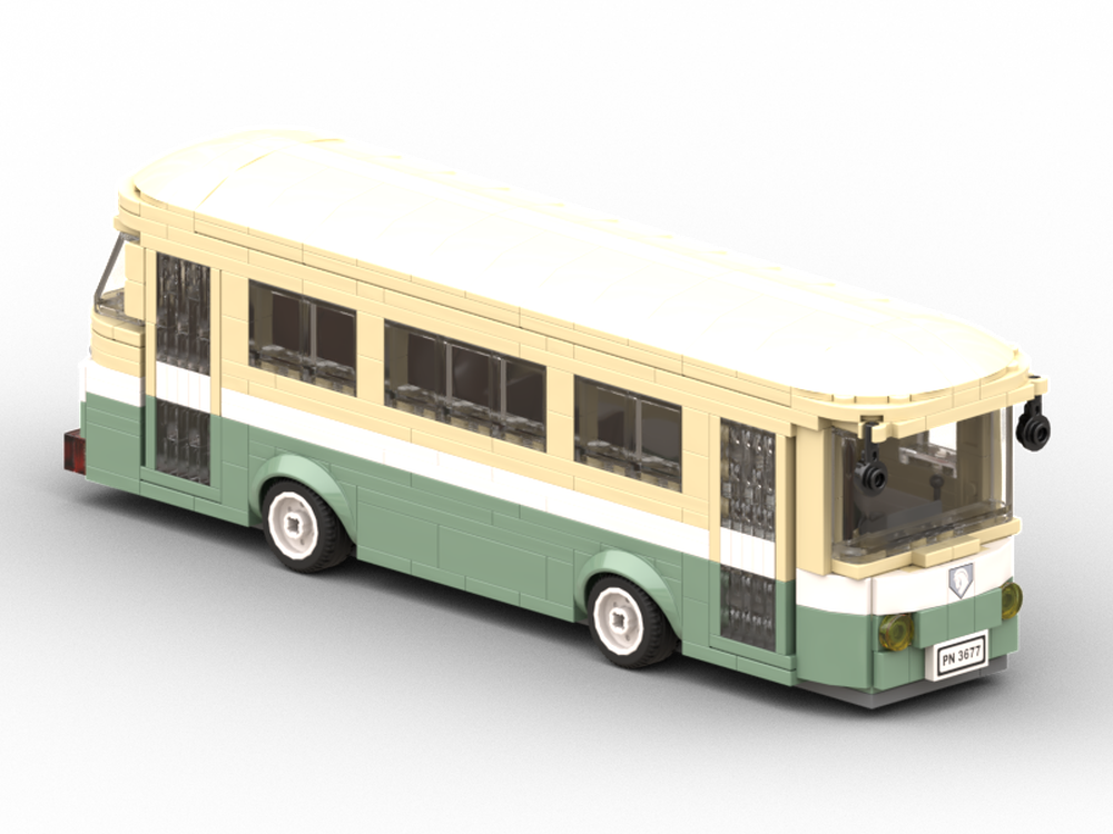 LEGO MOC Retro Bus by Stein.Meister | Rebrickable - Build with LEGO