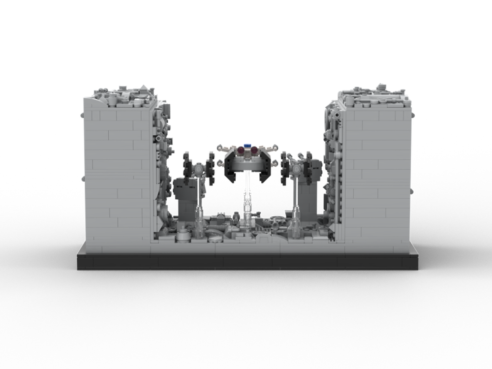 Lego Moc Death Star Trench Run By Thegreenbeeeen Rebrickable Build