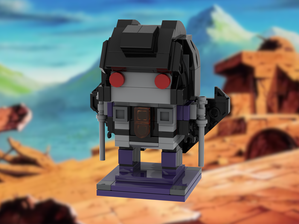 LEGO MOC Skywarp Brickhead by Bucktopus | Rebrickable - Build with LEGO