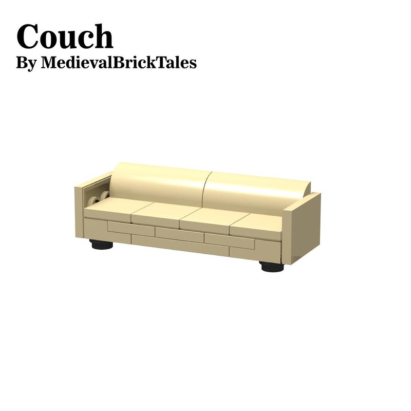 LEGO MOC Couch by BrickTales | Rebrickable - Build with LEGO