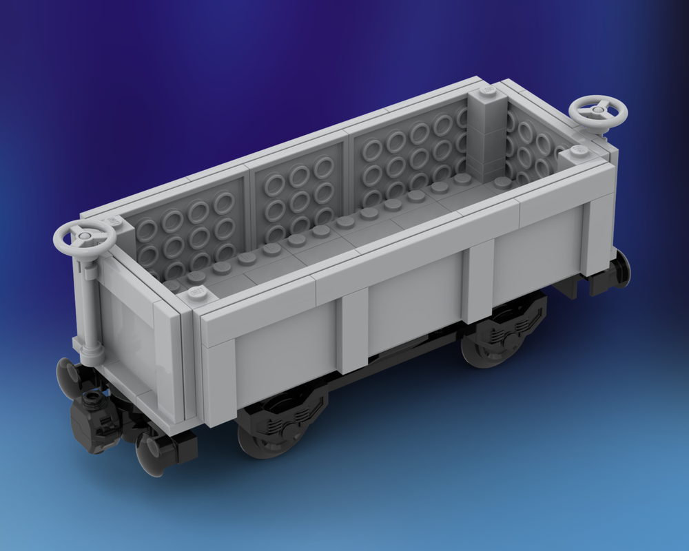 LEGO MOC Open Cargo Wagon by Balage64 | Rebrickable - Build with LEGO