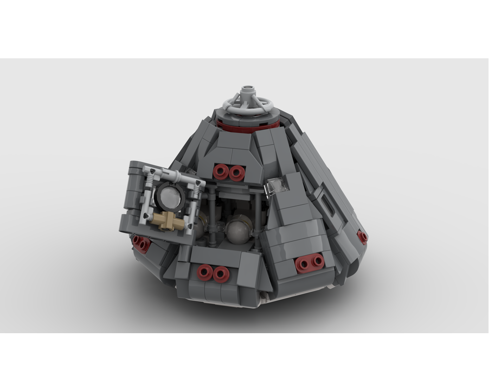 LEGO MOC v3.0 NASA Apollo Command Module MOC- Minifigure scale- Mod of ...