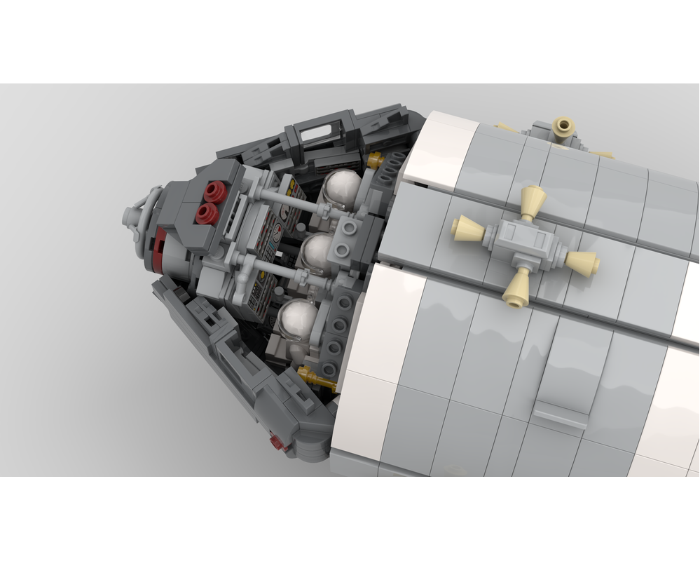 LEGO MOC v3.0 NASA Apollo Command Module MOC- Minifigure scale- Mod of ...