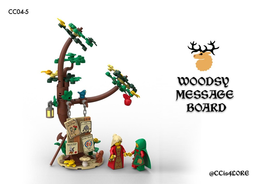 LEGO MOC Woodsy Message Board by dariofol | Rebrickable - Build with LEGO