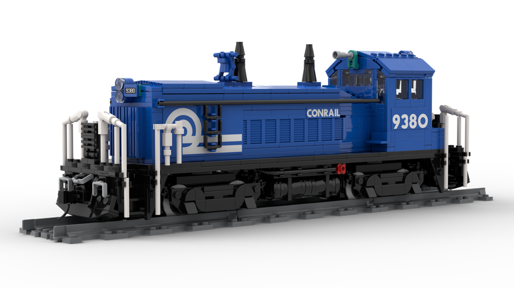 LEGO MOC Conrail SW1200 by Yellow.LXF | Rebrickable - Build with LEGO